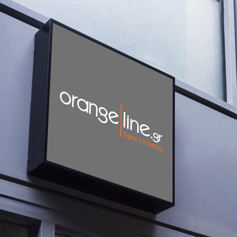 Orange Line Εκτυπώσεις & Επιγραφές - Σχεδιασμός Λογοτύπου